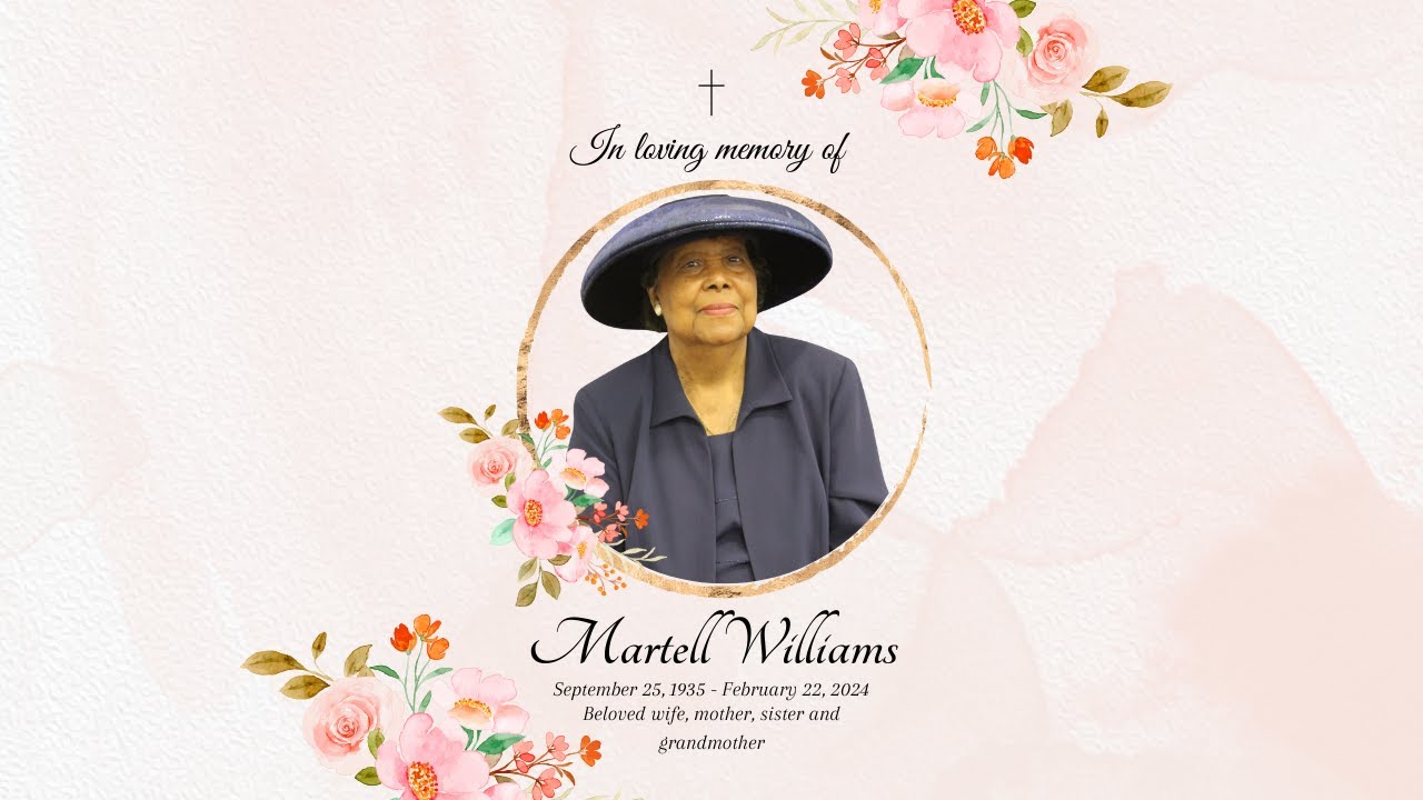 Homegoing Celebration For Martell Williams - YouTube