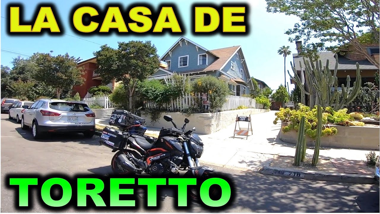 ASI LUCE HOY LA CASA DE TORETTO ESPECIAL DE LOS ANGELES EN MOTO - YouTube