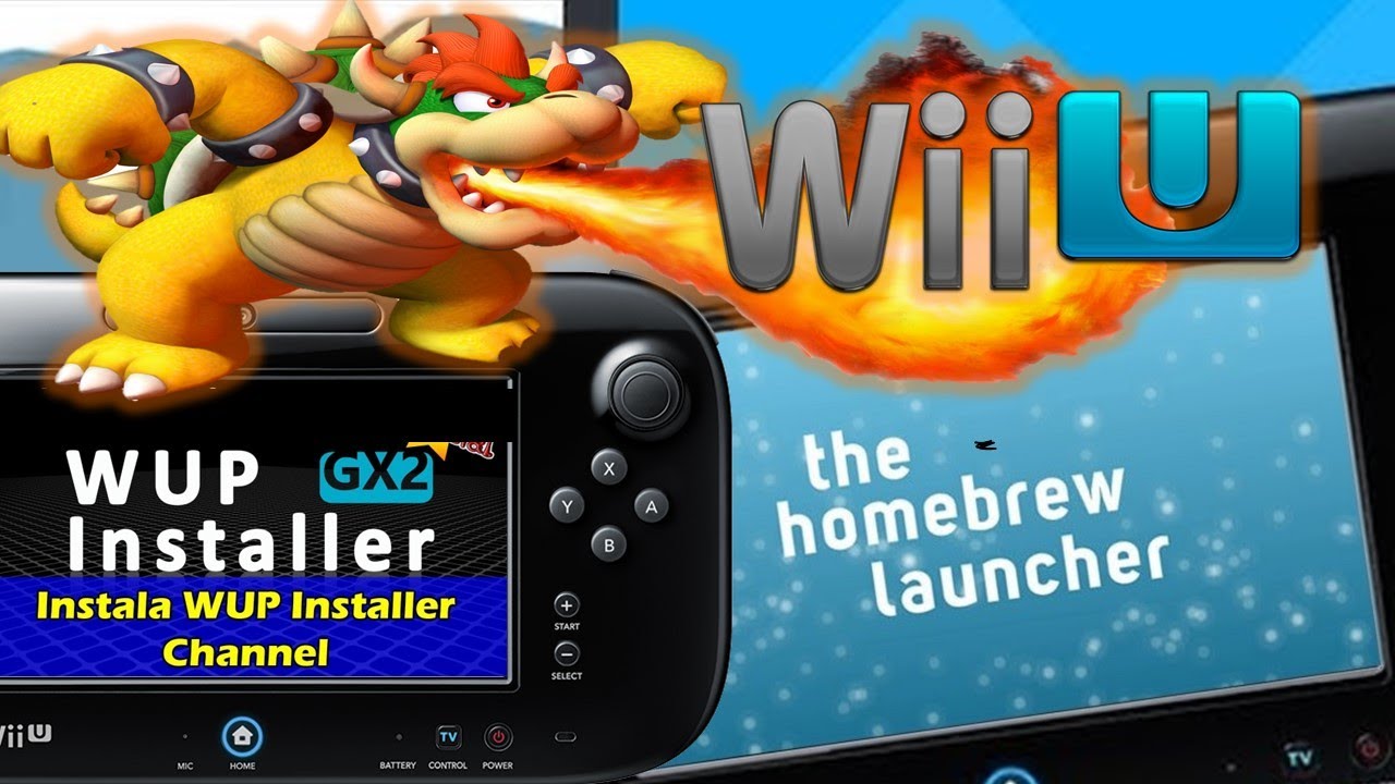 Wup Installer y Homebrew Launcher tiramisú l Menu Principal Wii u l ...