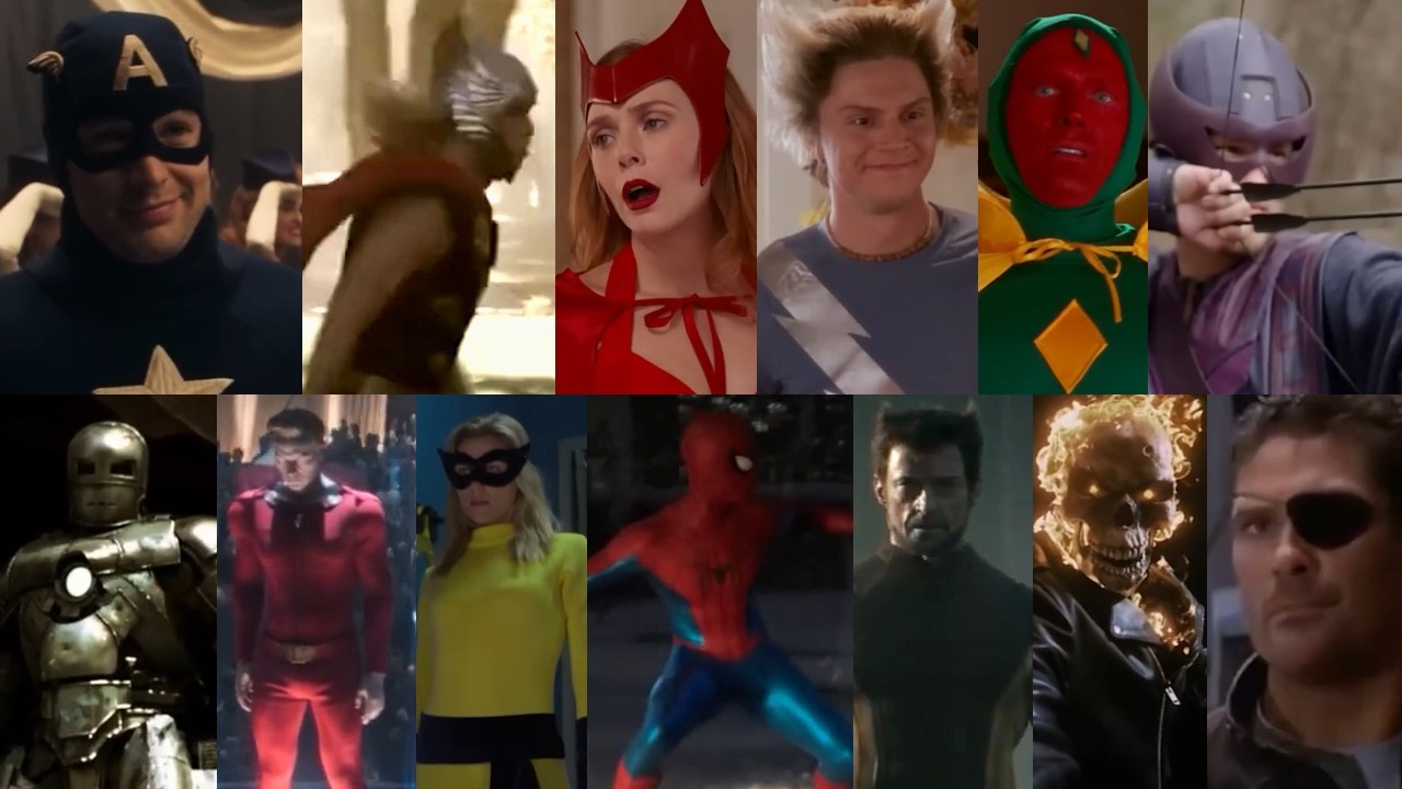 Every classic suit cameo in MCU so far updated - YouTube
