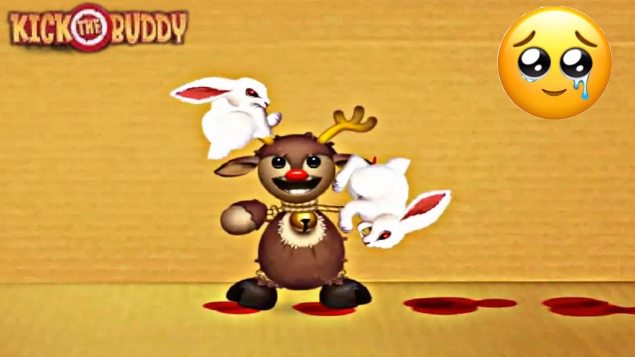 KICK THE BUDDY - MUTANT RABBIT vs THE BUDDY (NEVER GIVE UP) - YouTube