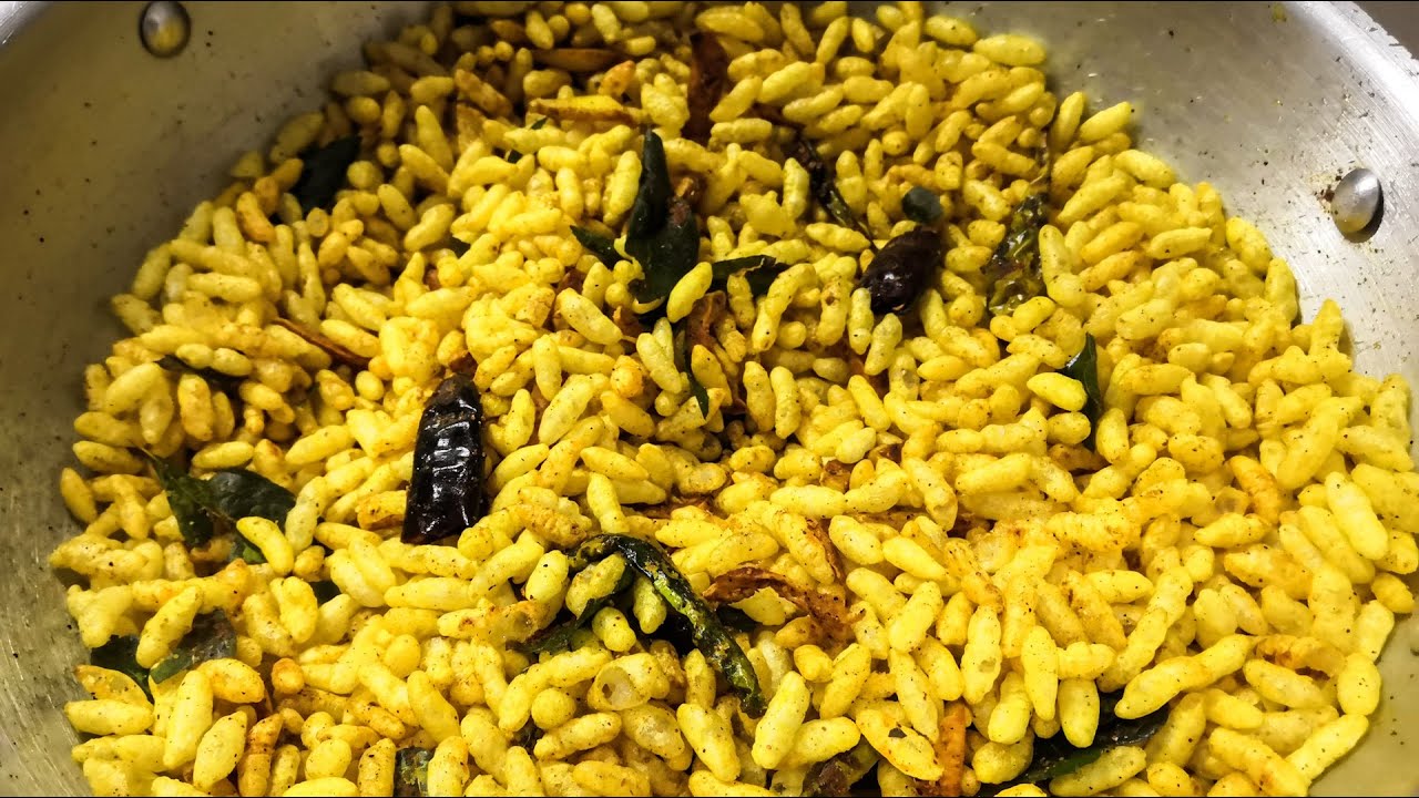 Pori Mixture || kara pori || Puffed rice spicy mixture - YouTube