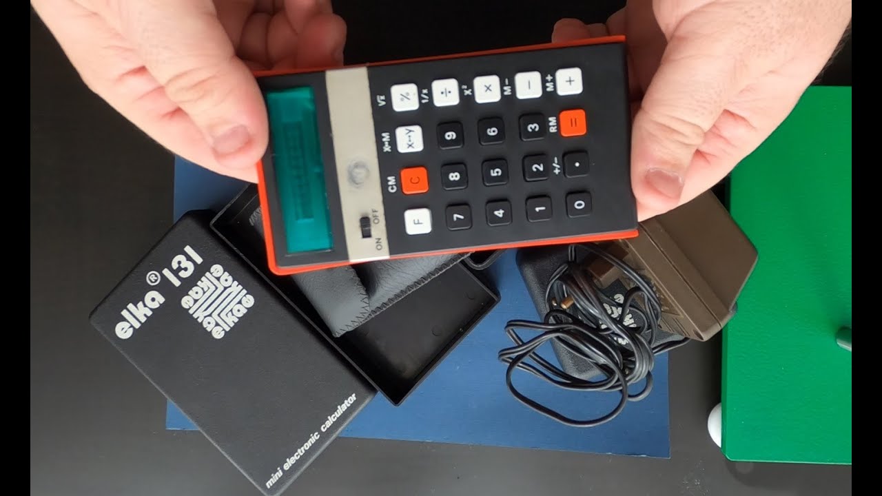 Vintage Pocket Calculator ELKA 131! Goes to my Collection! - YouTube