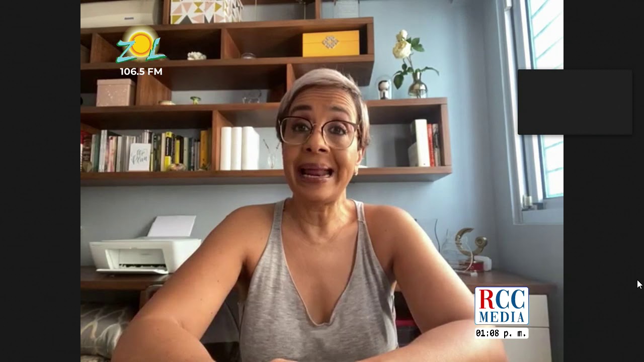 Zoila Luna comenta experiencia de conferencia virtual con personal de ...