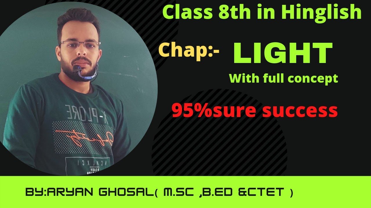 Light (Introduction of light) and Reflection of Light || Class 8th CBSE ...
