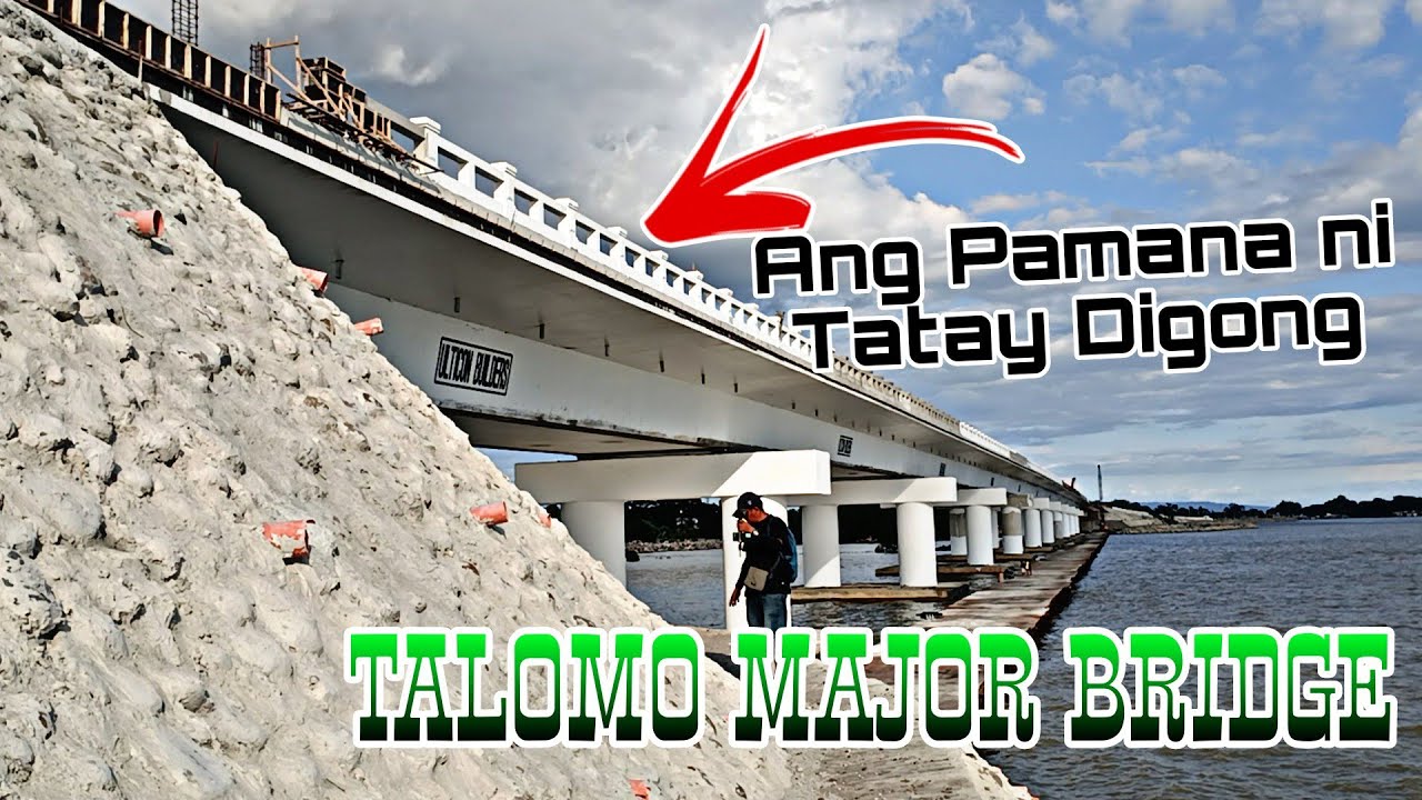 Ep.422_Talomo major bridge Update |Pinaka magandang bridge sa Davao ...