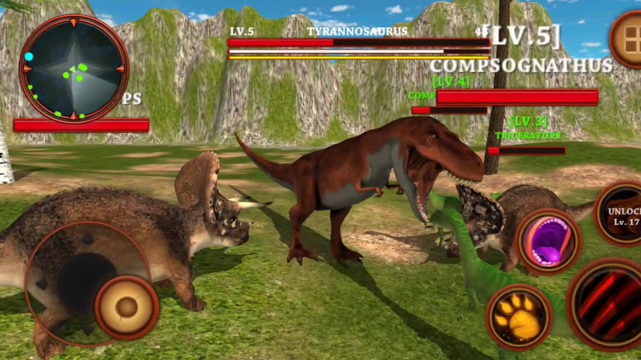 Tyranossaurus Rex Simulator 3D : Gameplay 👍😃 part 1 Android ios - YouTube