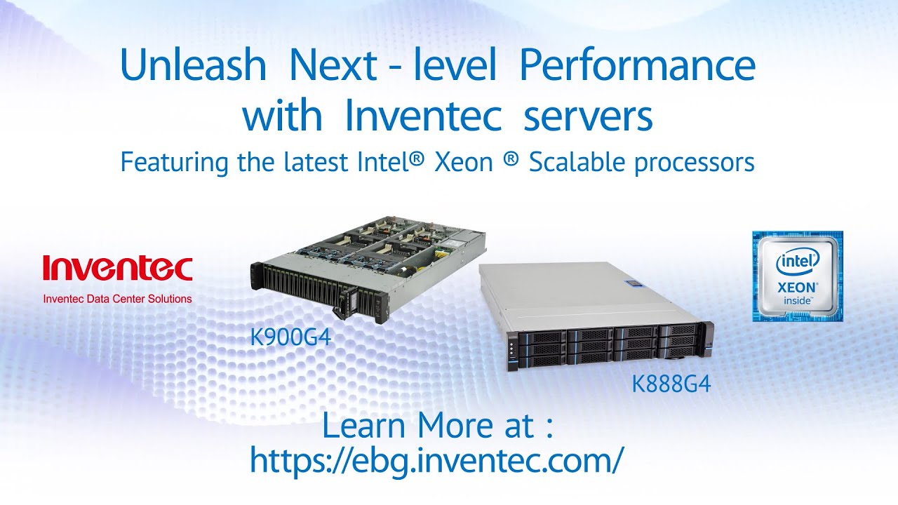 Inventec delivers new solutions based on the latest 2nd Generation ...