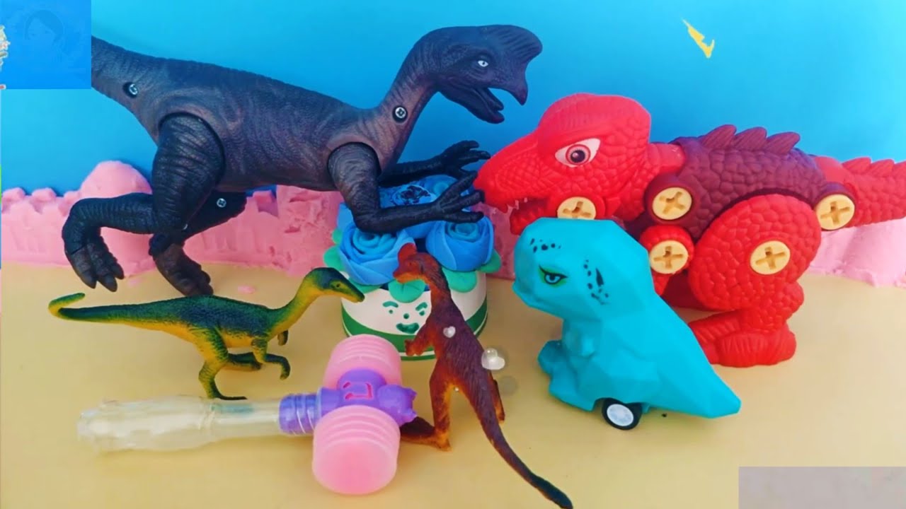 LEGO & GOO Dinosaurs! || Dinosaur Toy || Dinosaur Toy Egg And More Toy ...