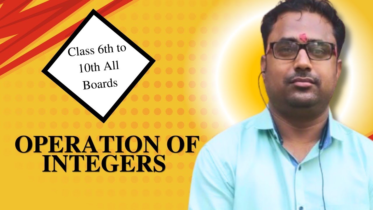 Integer ll Operation of Integer ll Class 6th ll - YouTube
