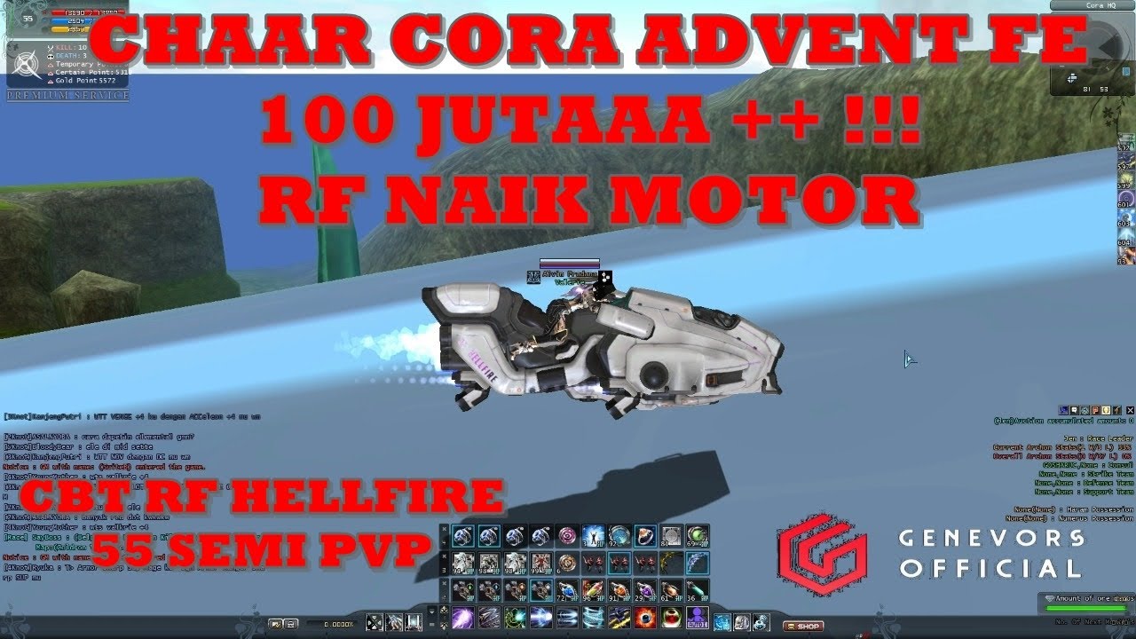 DI OBT HARGANYA 100JUTA++ - FE 55 CORA RANGER - CBT RF MOTOR HELLFIRE 55 - COME AND JOIN US ...