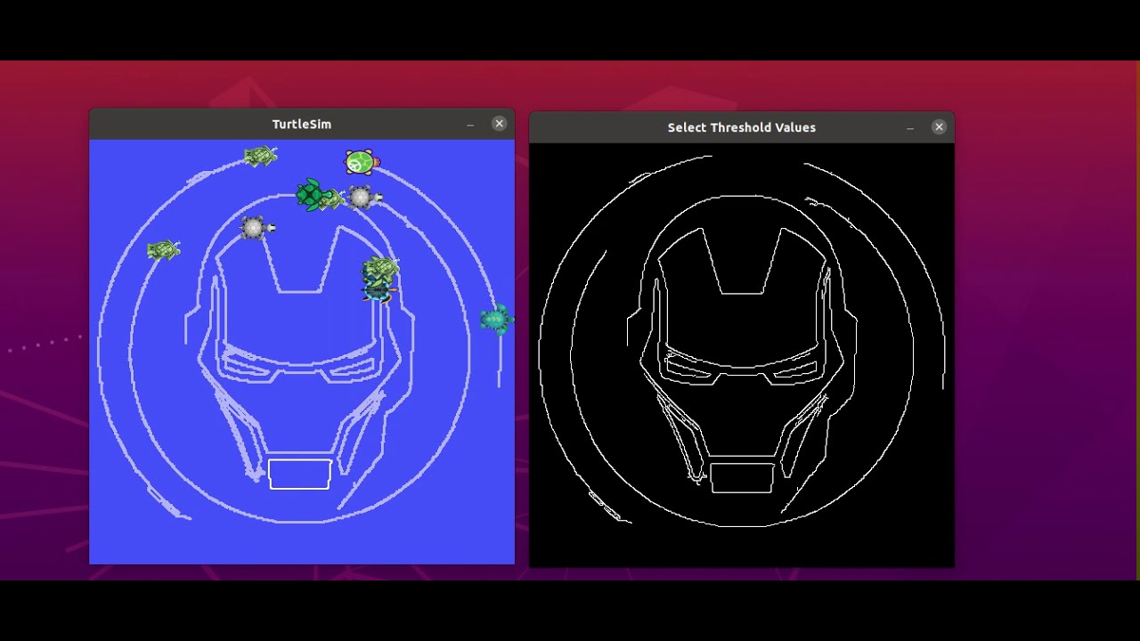 ROS TurtleSim Draw Ironman YouTube ROS TurtleSim Draw Ironman YouTube