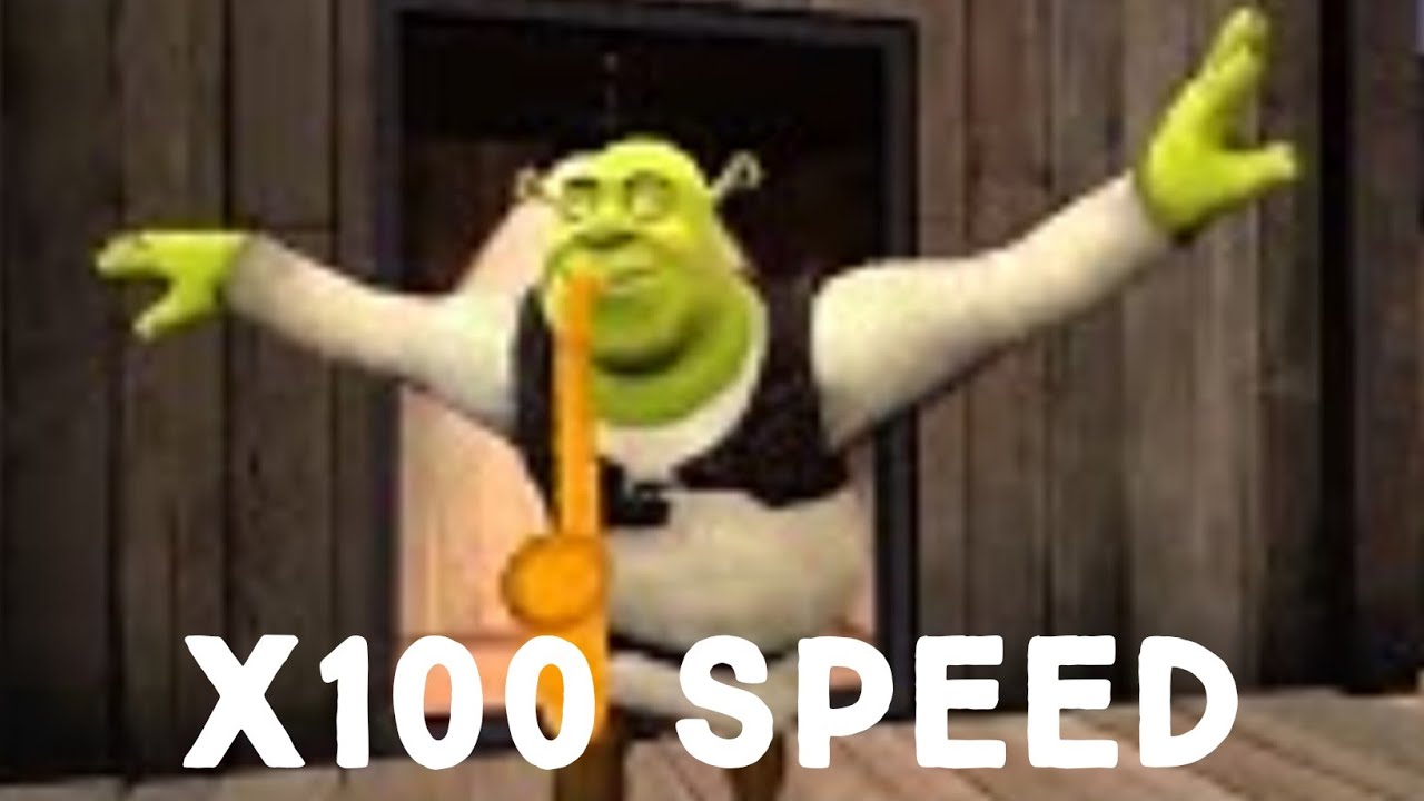 Shreksophone but its up to 100x Speed - YouTube