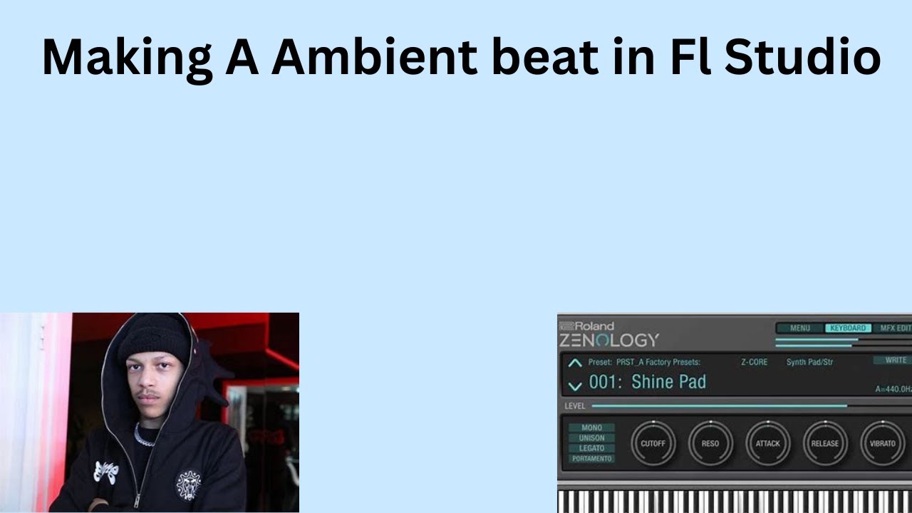 How To make an Ambient beat Using roland zenology - YouTube
