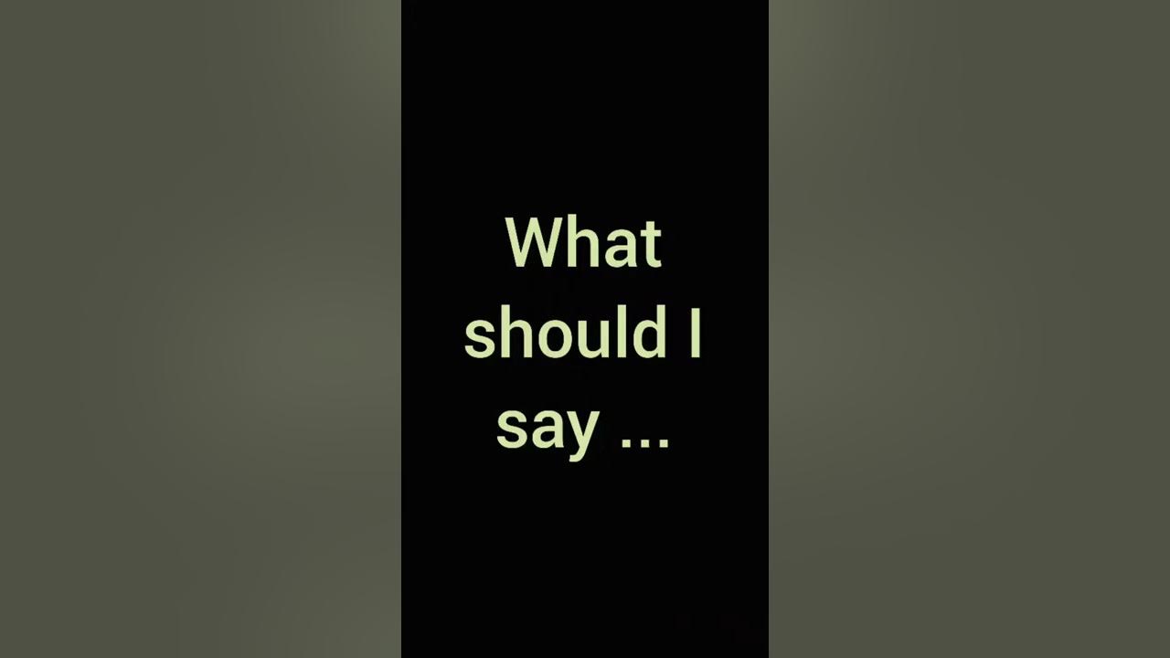 What Should I Say When I Do A Voice Reveal YouTube what-should-i-say-when-i-do-a-voice-reveal-youtube