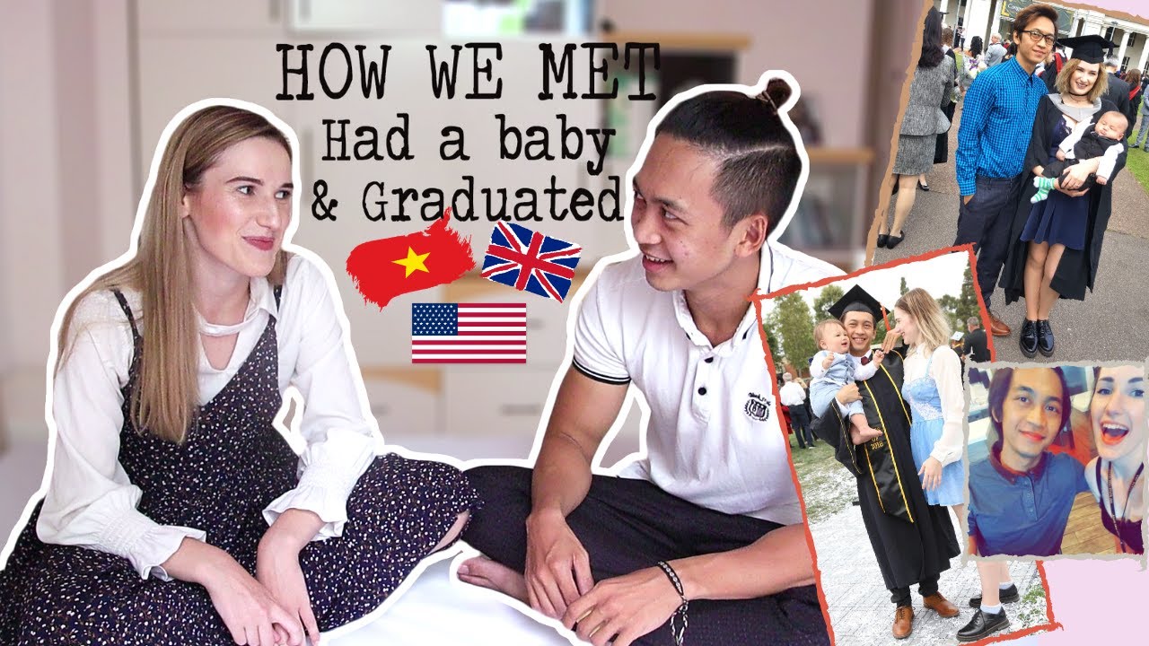 How we met [interracial couple] || AMWF Long Distance Relationship ...
