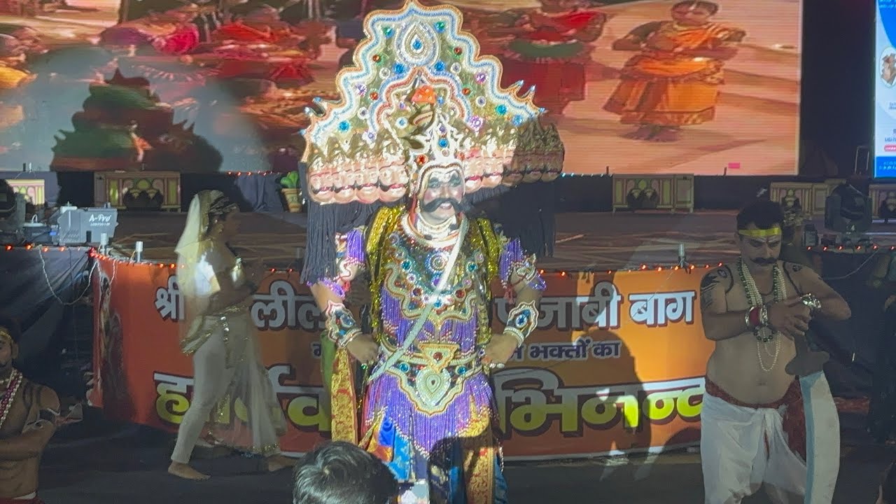 Punjabi Bagh Ramleela || Ravan ki Sabha - YouTube