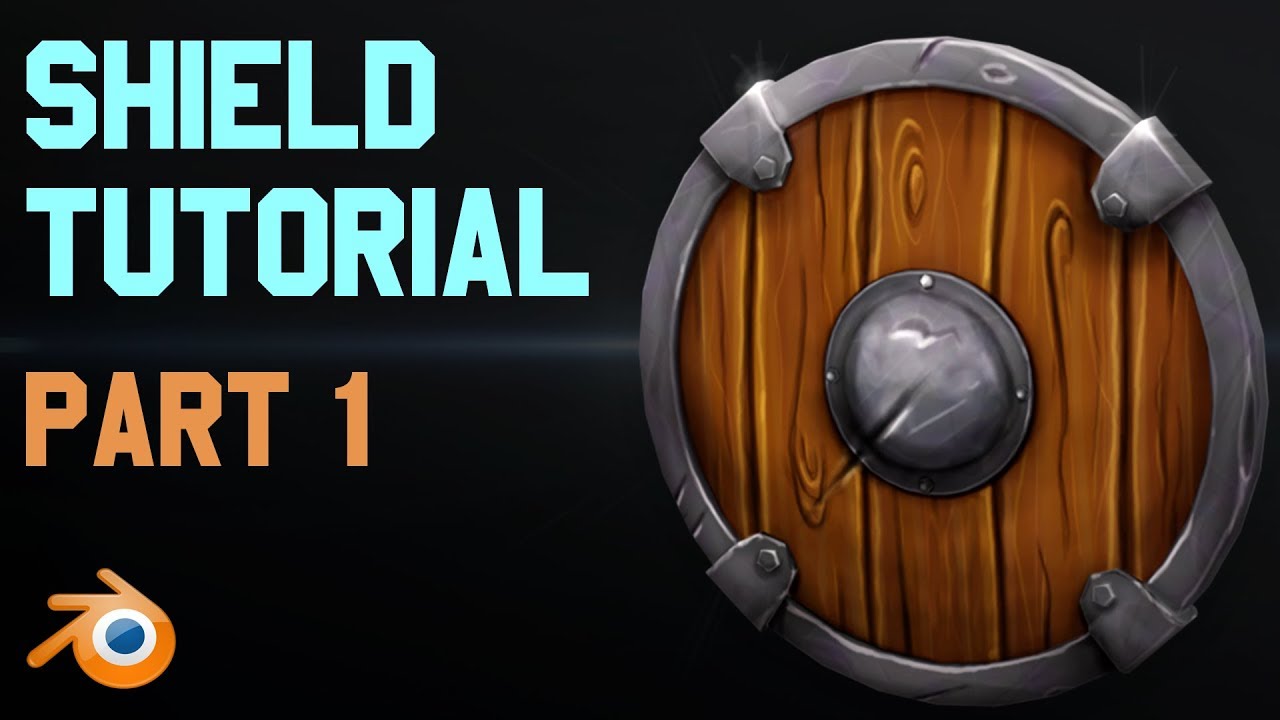 Blender 2.8 Medieval Shield Tutorial - Collab with Grant Abbitt: Part 1 ...