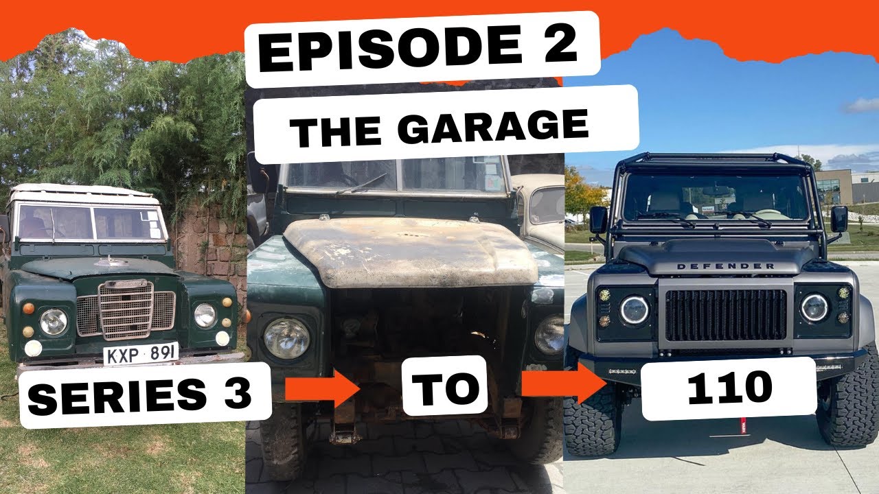 EPISODE 2: Taking the Ace Land rover Defender Series 3 to The Garage ...