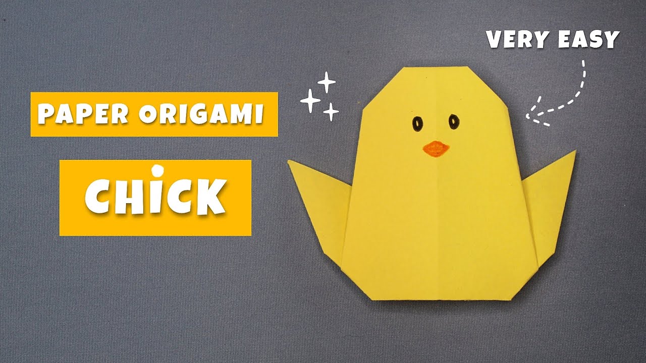 Easy Paper Chick Origami Tutorial for Easter – Fun and Simple DIY Craft ...