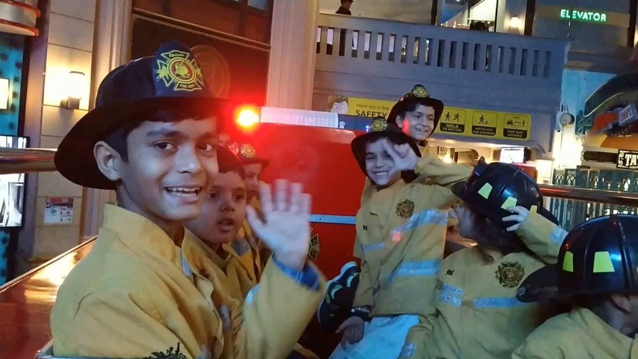 kidzania fire activity - YouTube