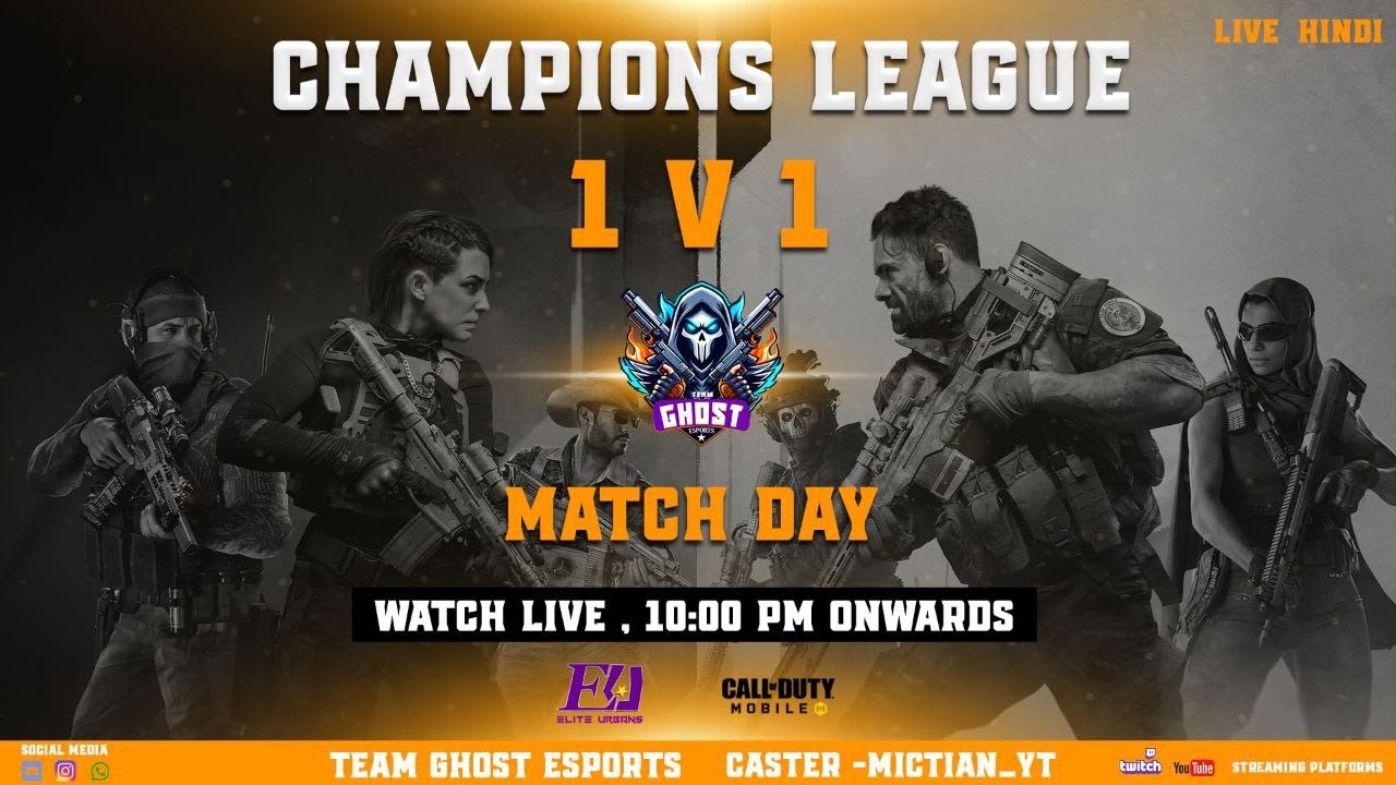 1V1 Ghost Esports tournament - YouTube