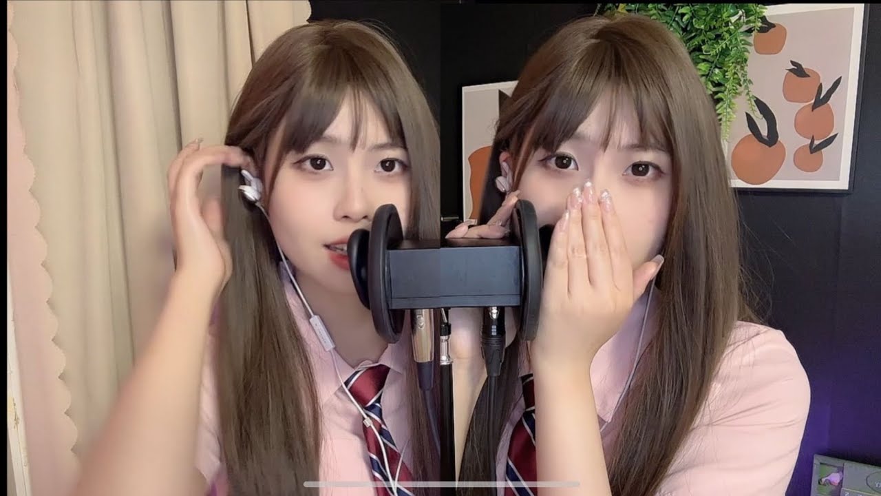 ASMR TWINS MOUTH SOUNDS AND EAR CLEANING - YouTube