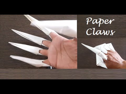 How to make Origami Claws - YouTube