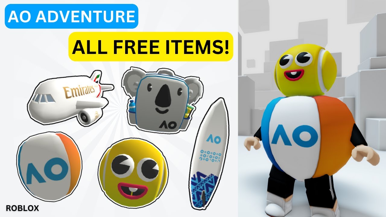 How To Get All 5 Free Items in AO Adventure | Roblox - YouTube