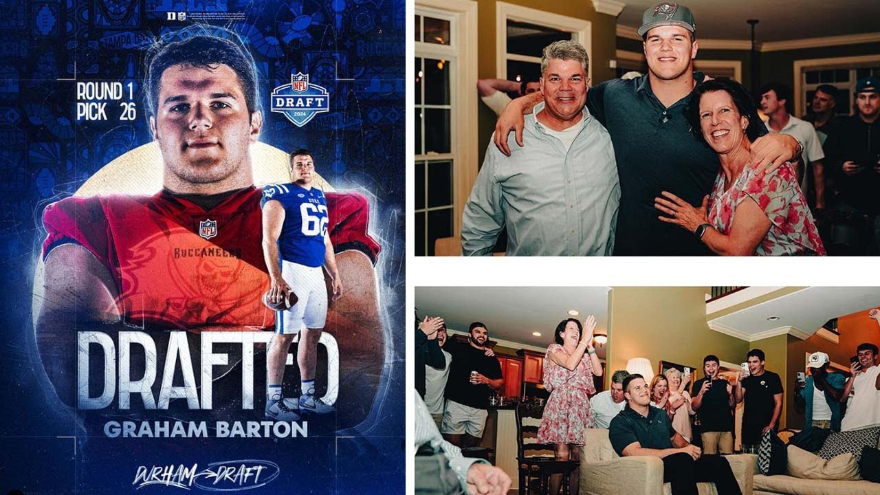 Graham Barton Mom & Dad Shares Emotional Video after Buccaneers Pick ...