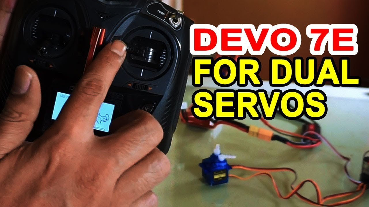 How to Manually Setup Devo 7E for Fly Wing or Delta Wing Air Plan - YouTube