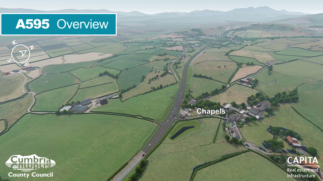 A595 Grizebeck Improvement - social media - YouTube