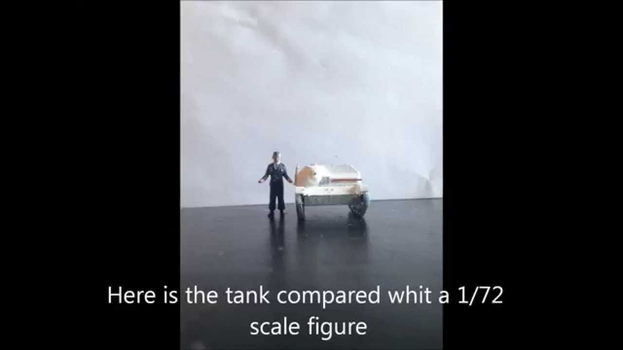Building: Polish light tank TKS 1/72 - YouTube