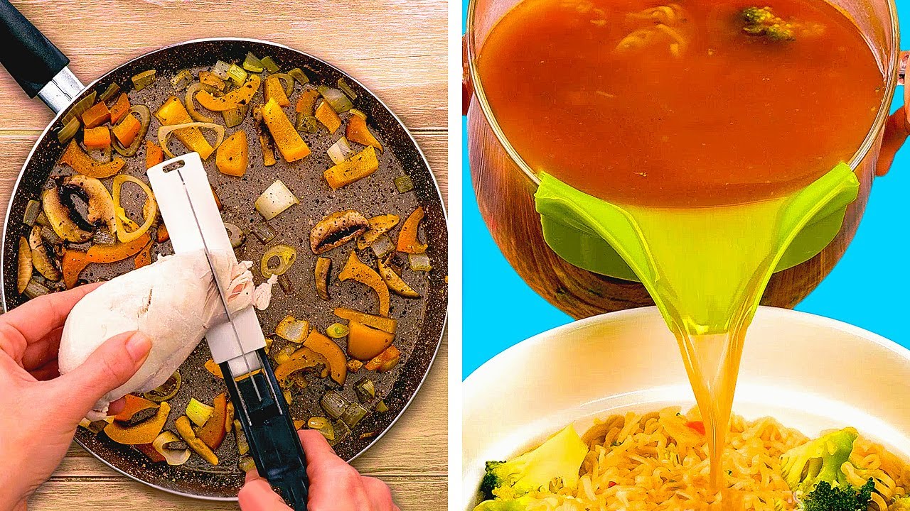 25 USEFUL KITCHEN GADGETS YOU MUST TRY || 5-Minute Cooking Tips to ...