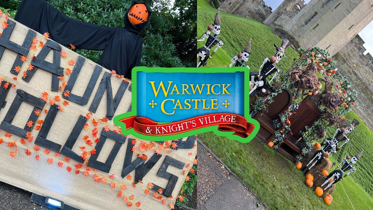 Haunted Hallows | Warwick Castle | Family scare zone walkthrough (2023 ...