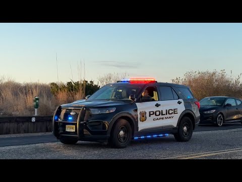 Cape May Police Car 501 and Car 502 Responding - YouTube