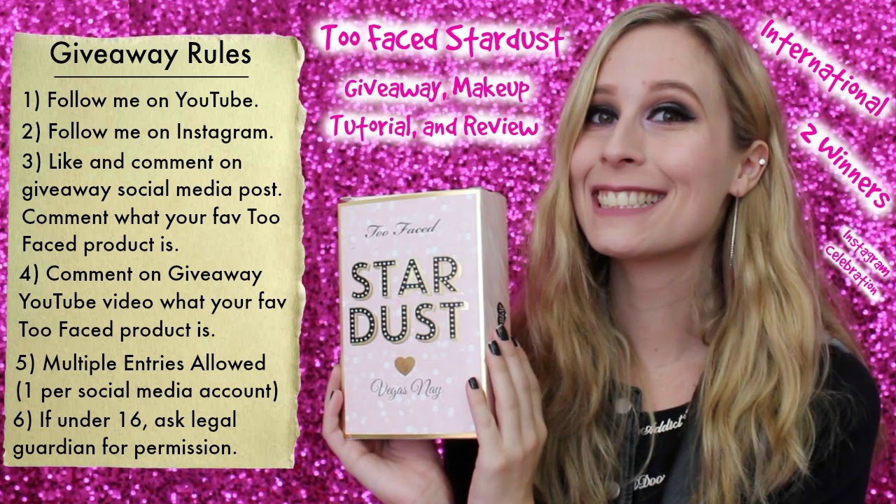 Too Faced Stardust Palette | Makeup Tutorial and Review - YouTube