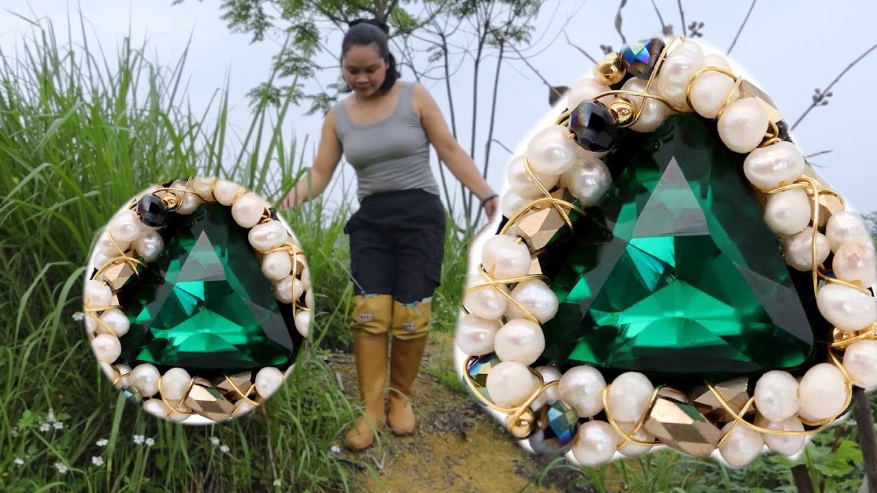 Harvesting emerald pearls and gemstones from giant monster clams - YouTube