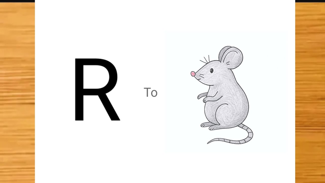How To Draw "R" Letter Drawing Step By Step @FarjanaDrawingAcademy ...