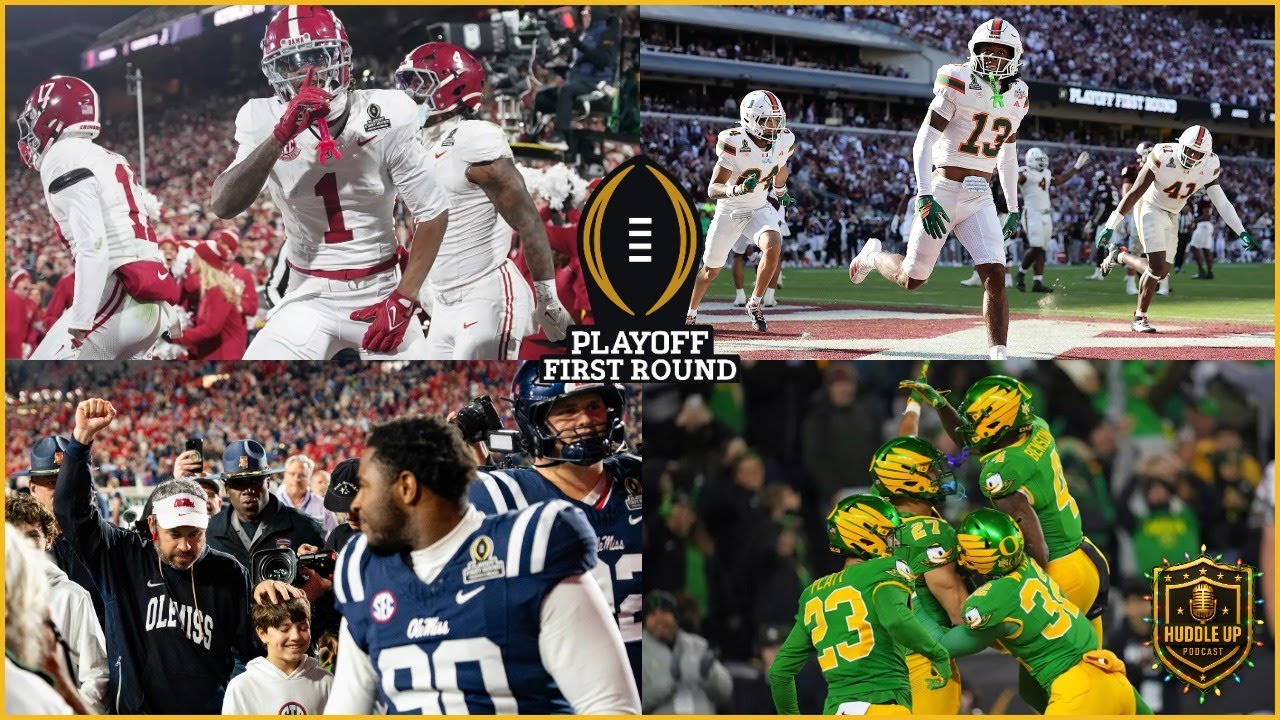 CFB Playoff Round 1 Recap - YouTube