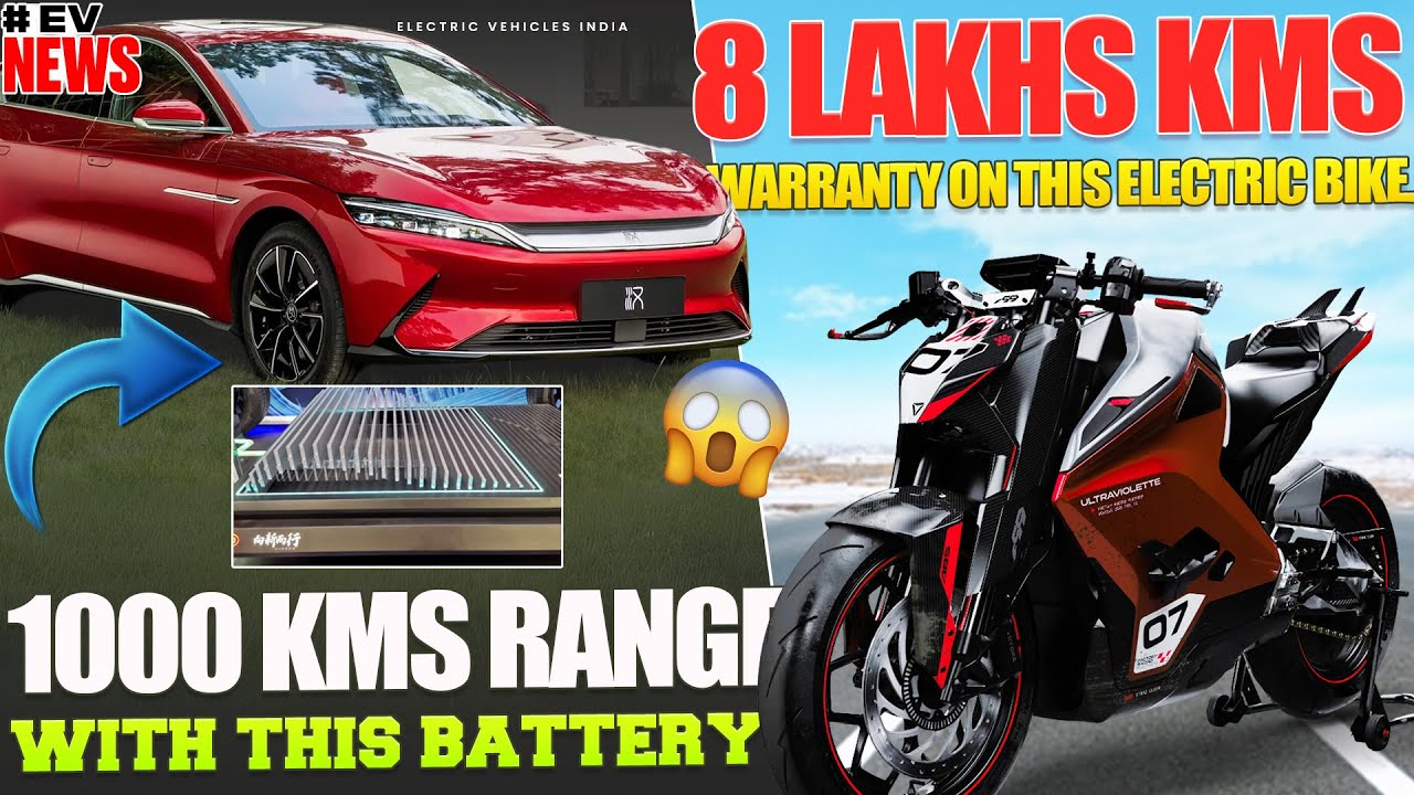 1000 Kms Range With this Battery😱 | 8 Lakhs Kms Battery Warranty ...