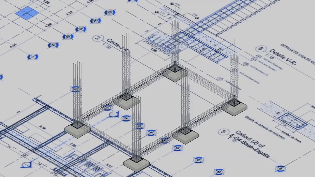 How to provided column & Beam for building structures - YouTube