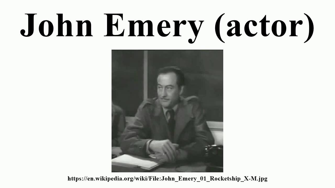 John Emery (actor) - YouTube