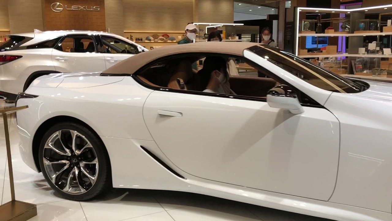 Lexus LC500 Convertible. Roof opening!! レクサス コンバーチブル - YouTube