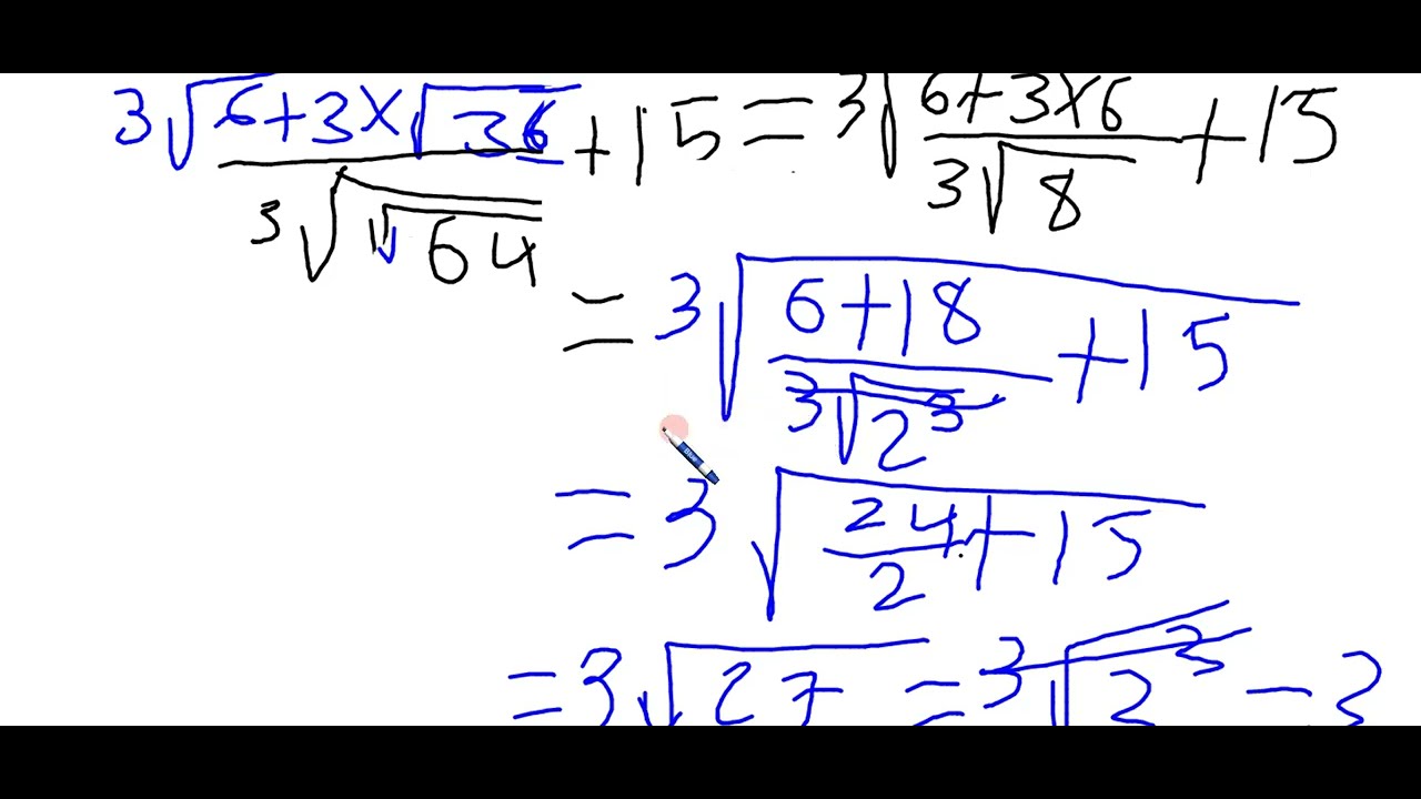 xalinta su aasha xidid laba jibaar ( solving cubic root) - YouTube