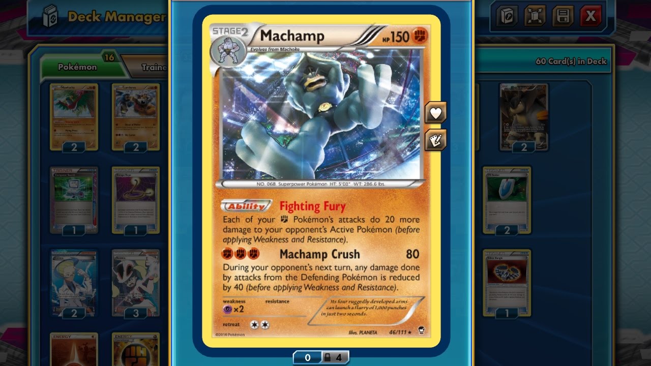 Pokémon TCG Online - Machamp Deck! - YouTube
