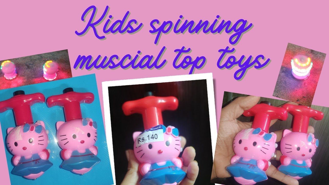 spinning musical top toy for kids|| kids pammbaram - YouTube