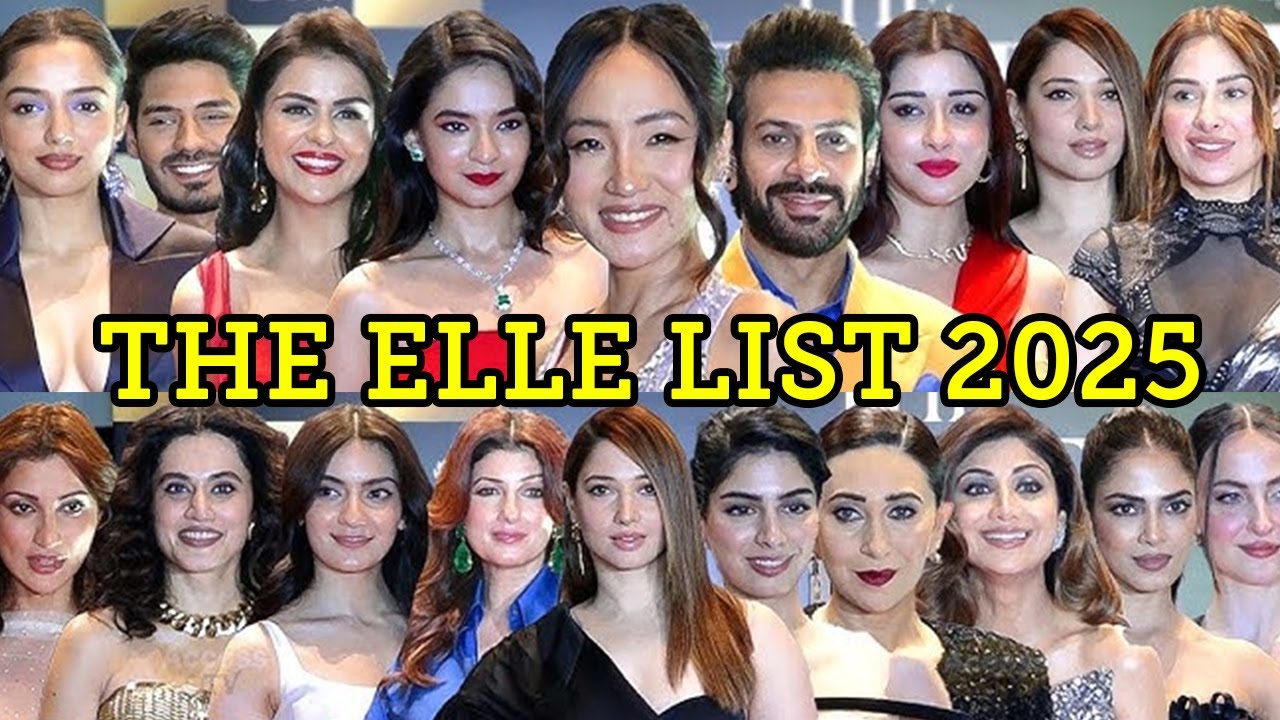 The Elle List 2025 Red Carpet UNCUT | Tamanna Bhatia, ChumVeer ...