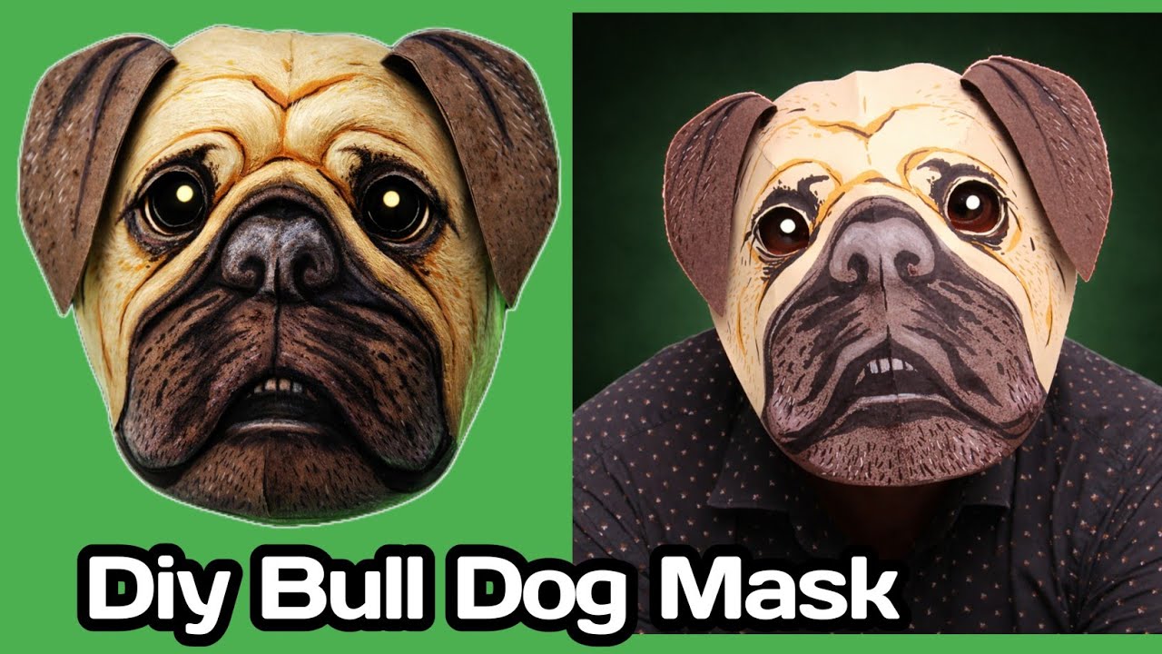 Dog Mask Making. Diy Dog Costume. Animal Mask. Dog Paper Craft. Dog ...