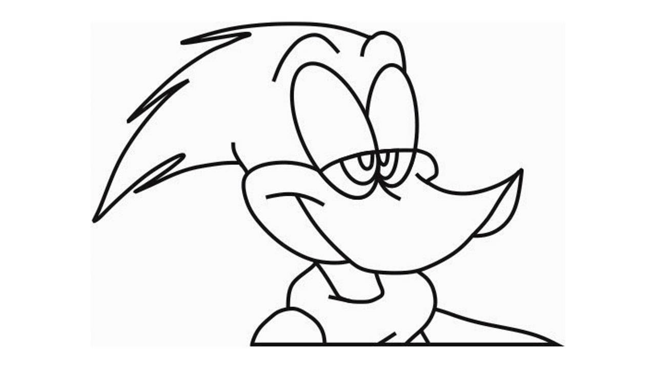 Como desenhar o Pica-Pau (How to draw the Woody Woodpecker) - YouTube